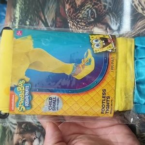 Nickelodeon | Accessories | New Spongebob Squarepants Footless Tights ...